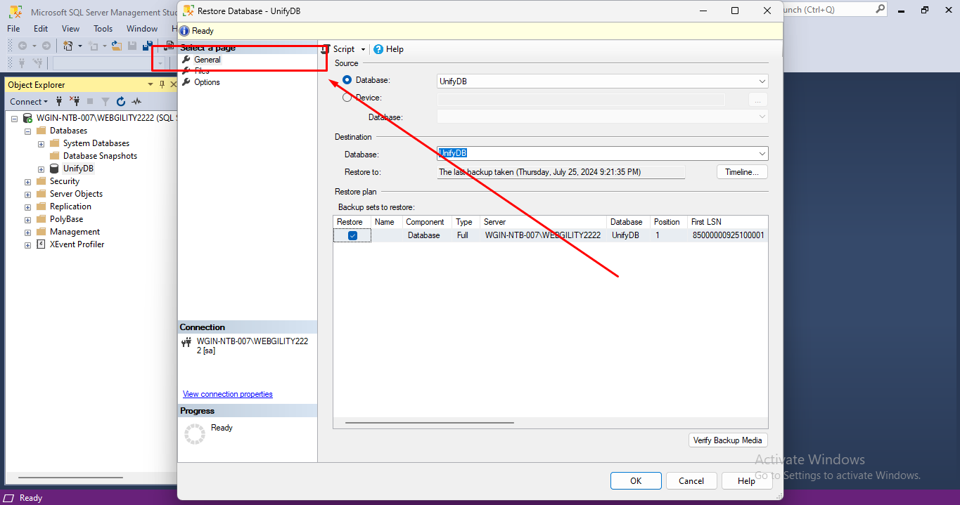 Error: Exclusive Access Could Not Be Obtained Because the Database is in Use. Restore Database ...